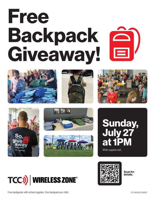 2025 Backpack Giveaway – TCC Fulfillment